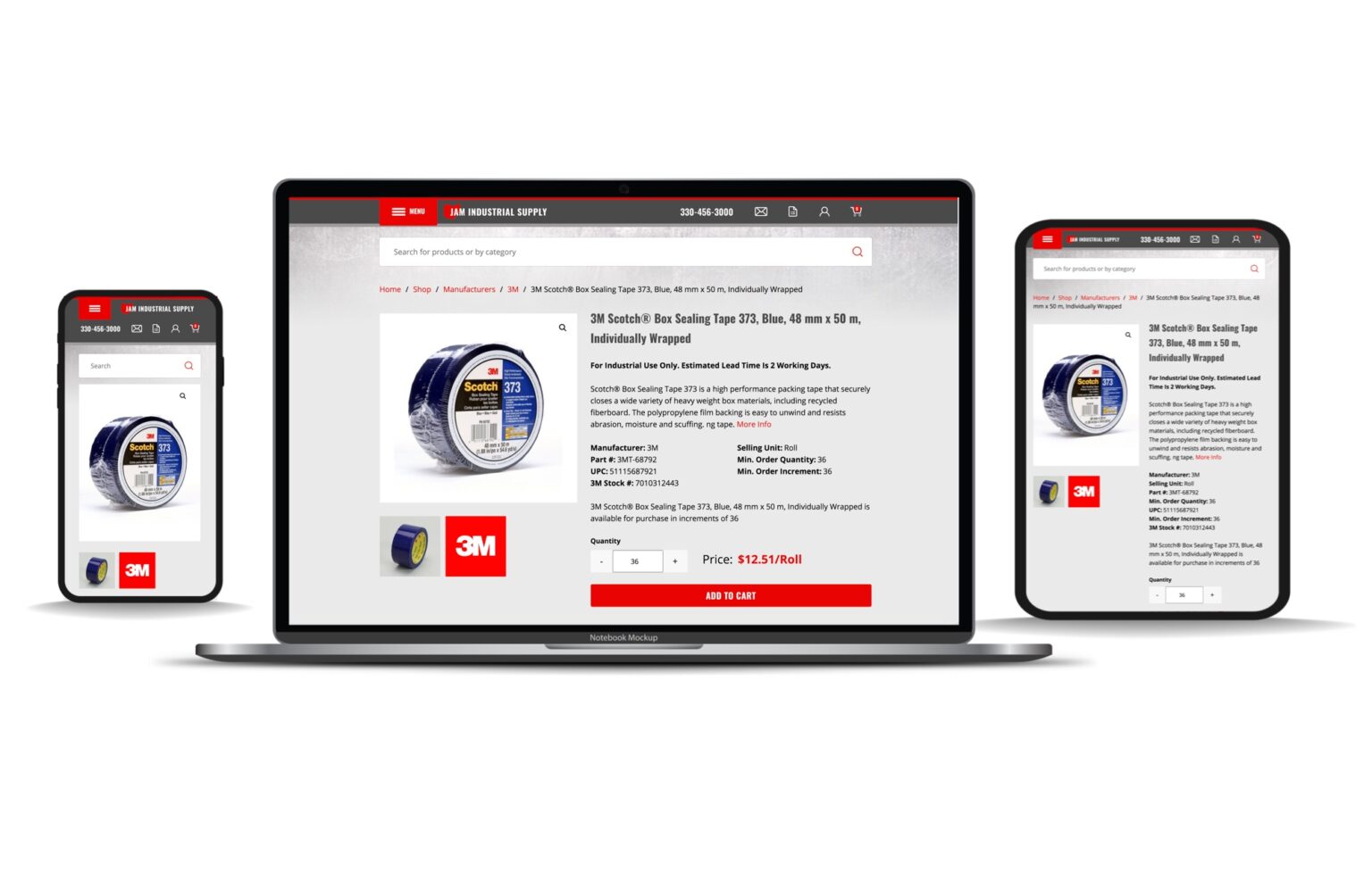 JAM Industrial Supply WooCommerce Case Study | Sanctuary